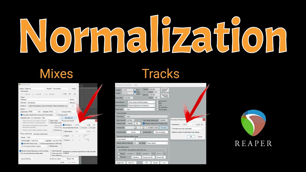 Normalization In Reaper