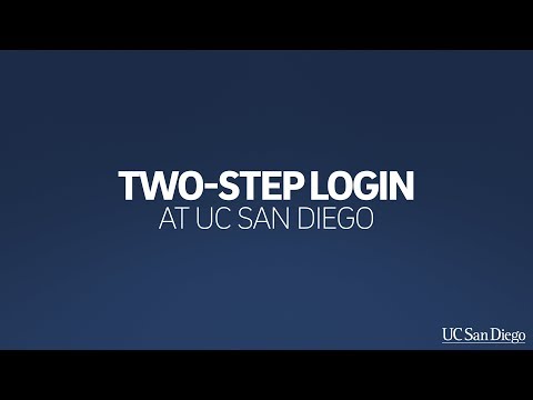 Two-Step Login at UC San Diego