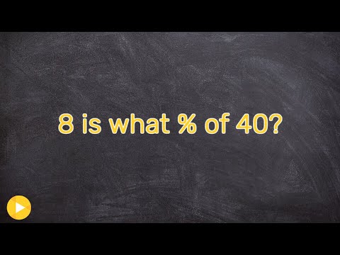 Learn how to find 8% of 40