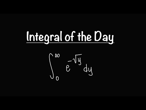 Integral of the Day 3.4.25 | ∫ e^ - sqrt(y) dy | Calculus 2 HW Problem | Math with Professor V