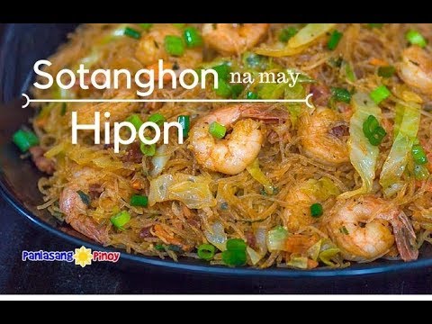 Pancit Sotanghon Na May Hipon
