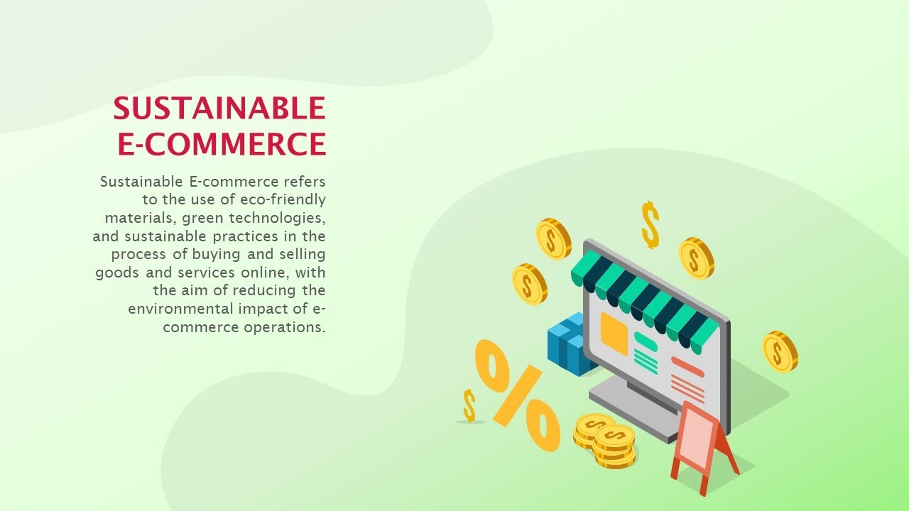 Sustainable E-commerce Animated PPT Slides