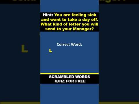 Can you guess the answer of this Jumbled Word?
