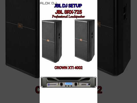 🔴 JBL SRX-725 PRICE 💵 | CROWN XTI 4002 AMPLIFIER PRICE | JBL dj setup| #shorts