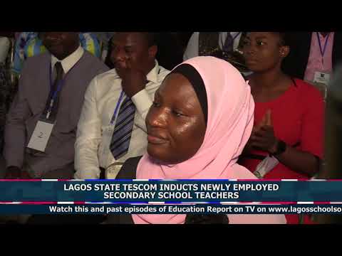 LAGOS STATE TESCOM INDUCTS NEW EMPLOYED SECONDARY SCHOOL TEACHERS