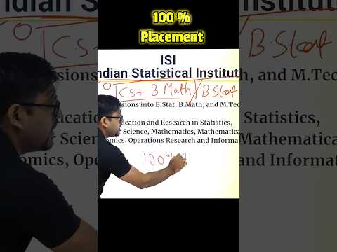 100% Placement College😱😱#isi #isi2024 #indianstatisticalinstitute #statistics #placement #job