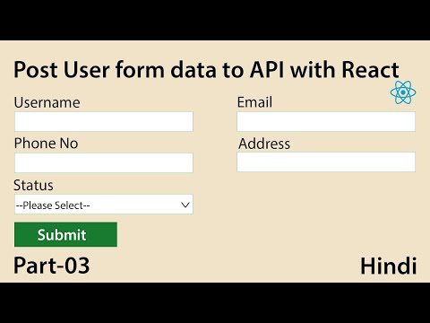 Post User Form Data to API with React JS | React CRUD Tutorial with ...