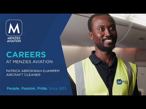 Careers at Menzies: Patrick Abrokwah-Djampem, Aircraft Cleaner