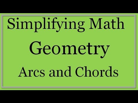 Geometry: Arcs and Chords on a Circle (Simplifying Math)