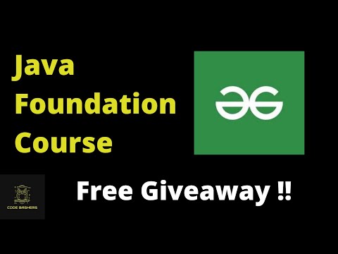 Geeks For Geeks Java Foundation Course Free Giveaway | Giveaway + Discount 🔥🔥