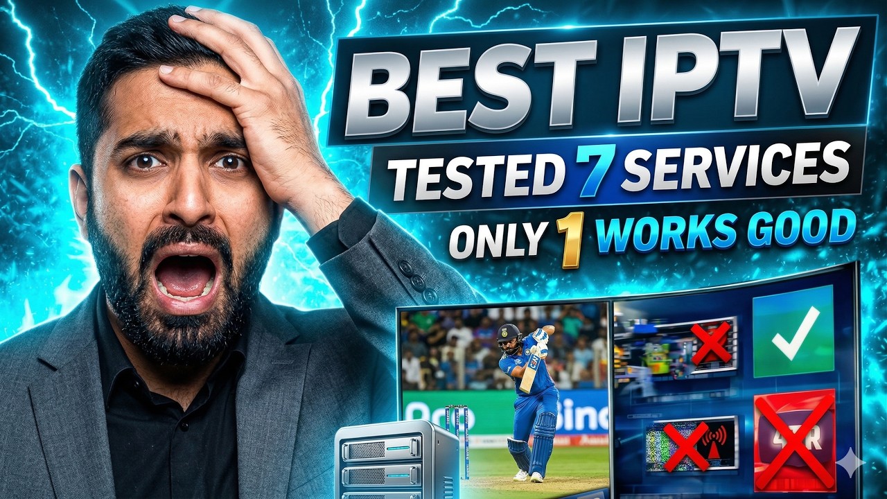 Best IPTV 2026 – I Tested 7 Services Only 1 Has Zero Buffering