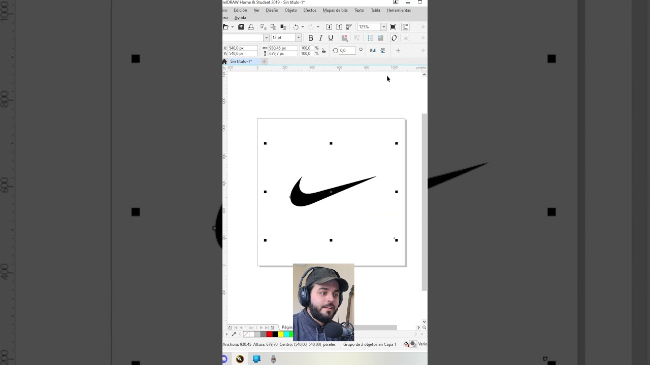 Como vectorizar de forma rápida y fácil en #coreldraw