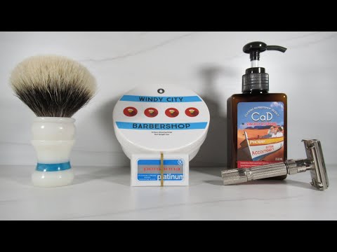 24 Oleo (Chicago Grooming) Windy City Barbershop | PAA CaD | Gillette Fatboy | Knothead Brushworks