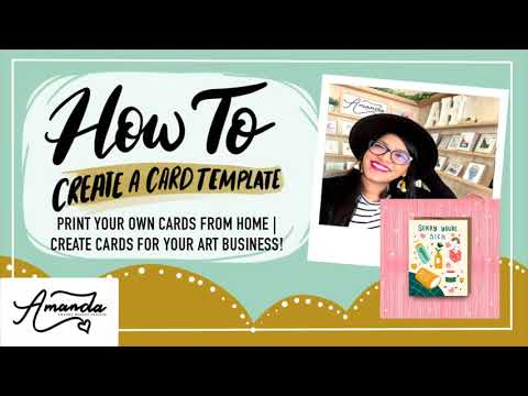 How to Make a Greeting Card Template, How to Print Cards at Home, DIY Greeting Cards