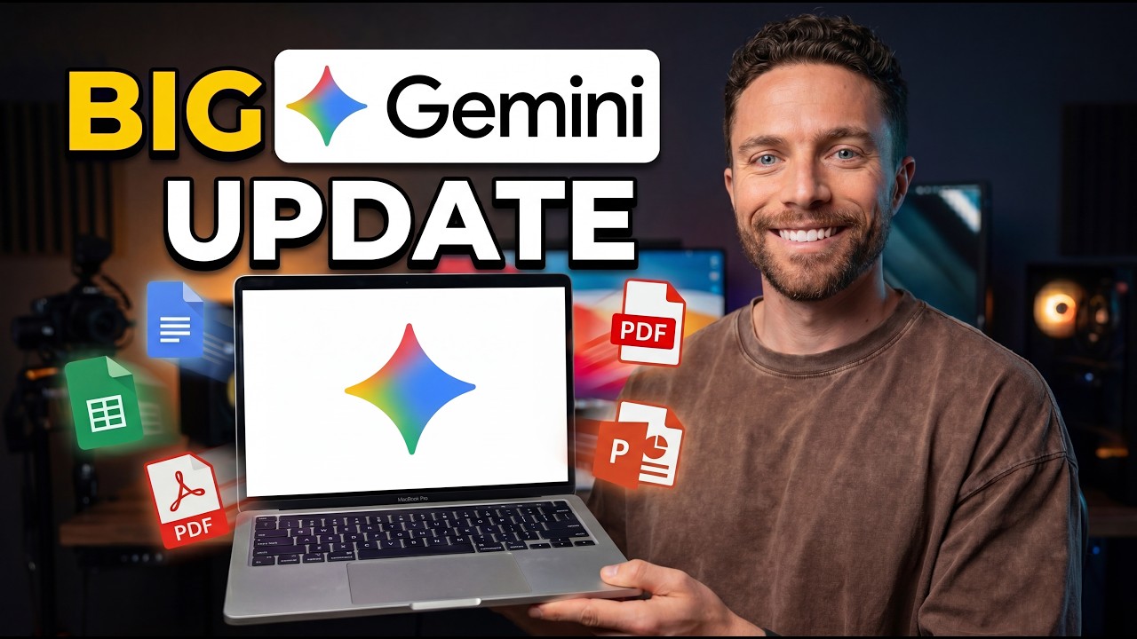 Gemini Now Creates PDFs, Docs, Sheets, Word, Excel, PPTs, Google Slides, Markdown… (Game Changing)