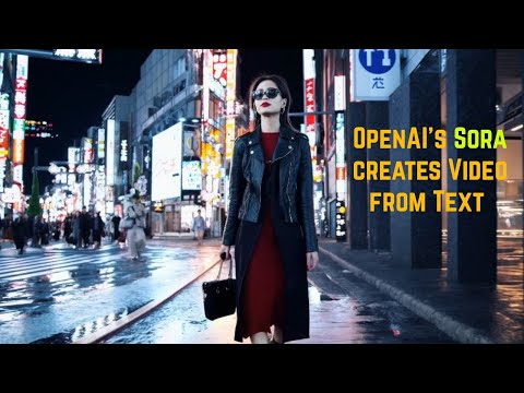 OpenAI's Sora creates Video from Text prompt