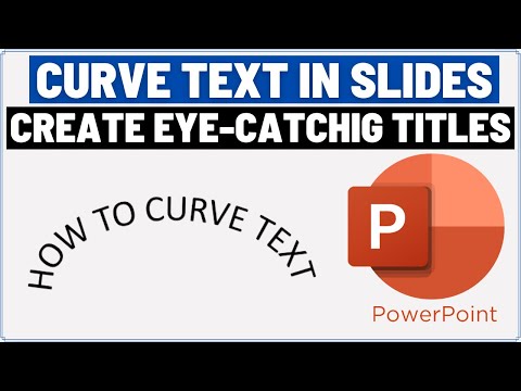 How to Curve Text in PowerPoint 2025