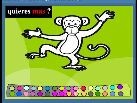 Monkey Coloring Pages For Kids
