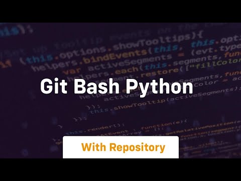 git bash python