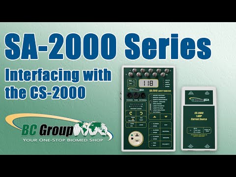 SA-2000 Series Safety Analyzers: Interfacing with the CS-2000
