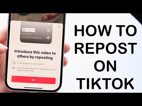 How To Repost On TikTok! (2024)