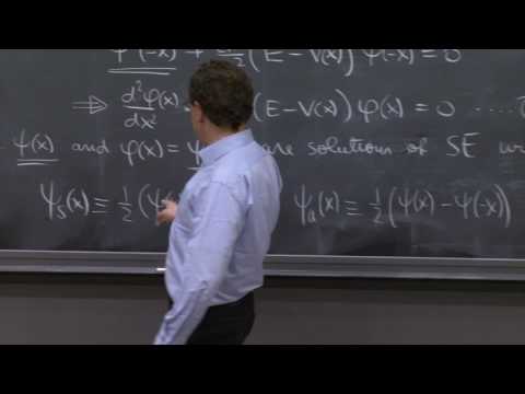 Potentials that satisfy V(-x) = V(x)