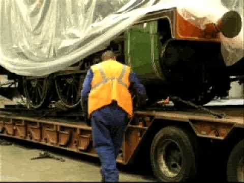 Moving the No.9 & the Highland Railways Jones Goods Locomotives ...