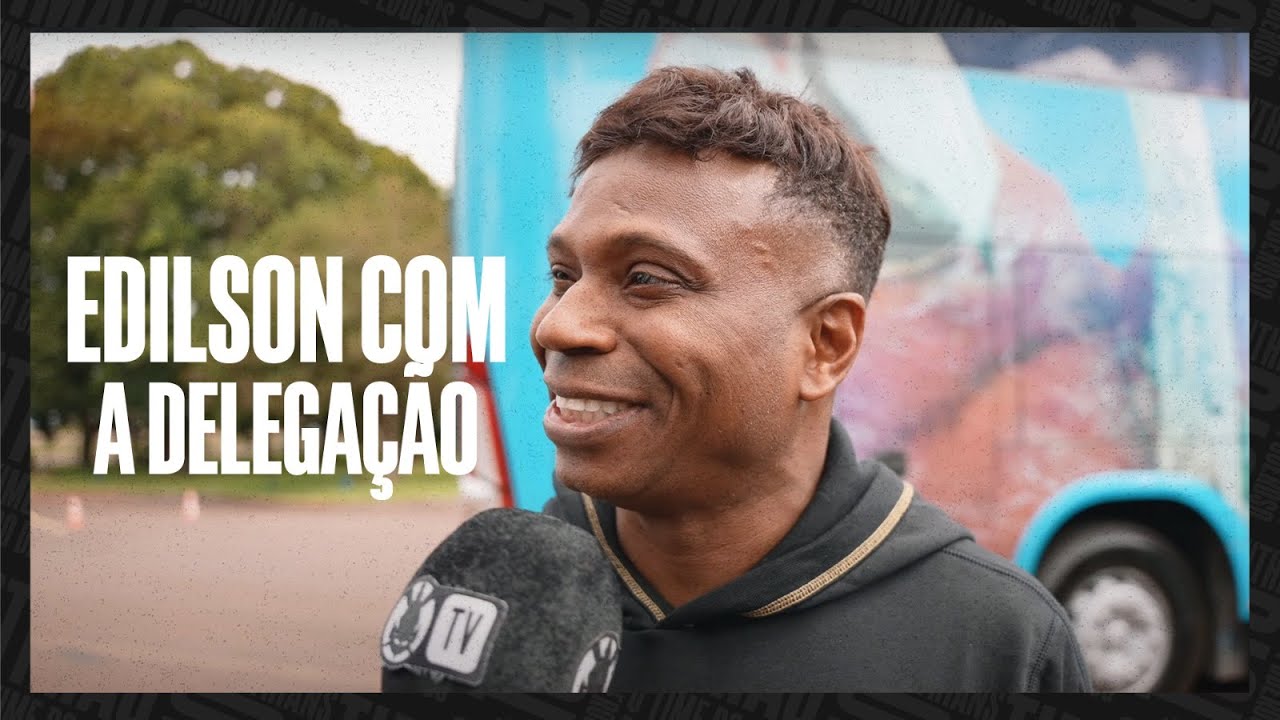 Vídeo: Edilson acompanha o Timão em dia de amistoso no Paraná - TIMÃONET