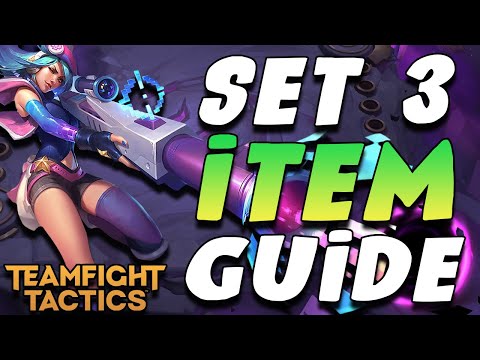 The COMPLETE ITEM GUIDE for TFT Set 3 | TFT Mobile | Item Tierlist for Teamfight Tactics