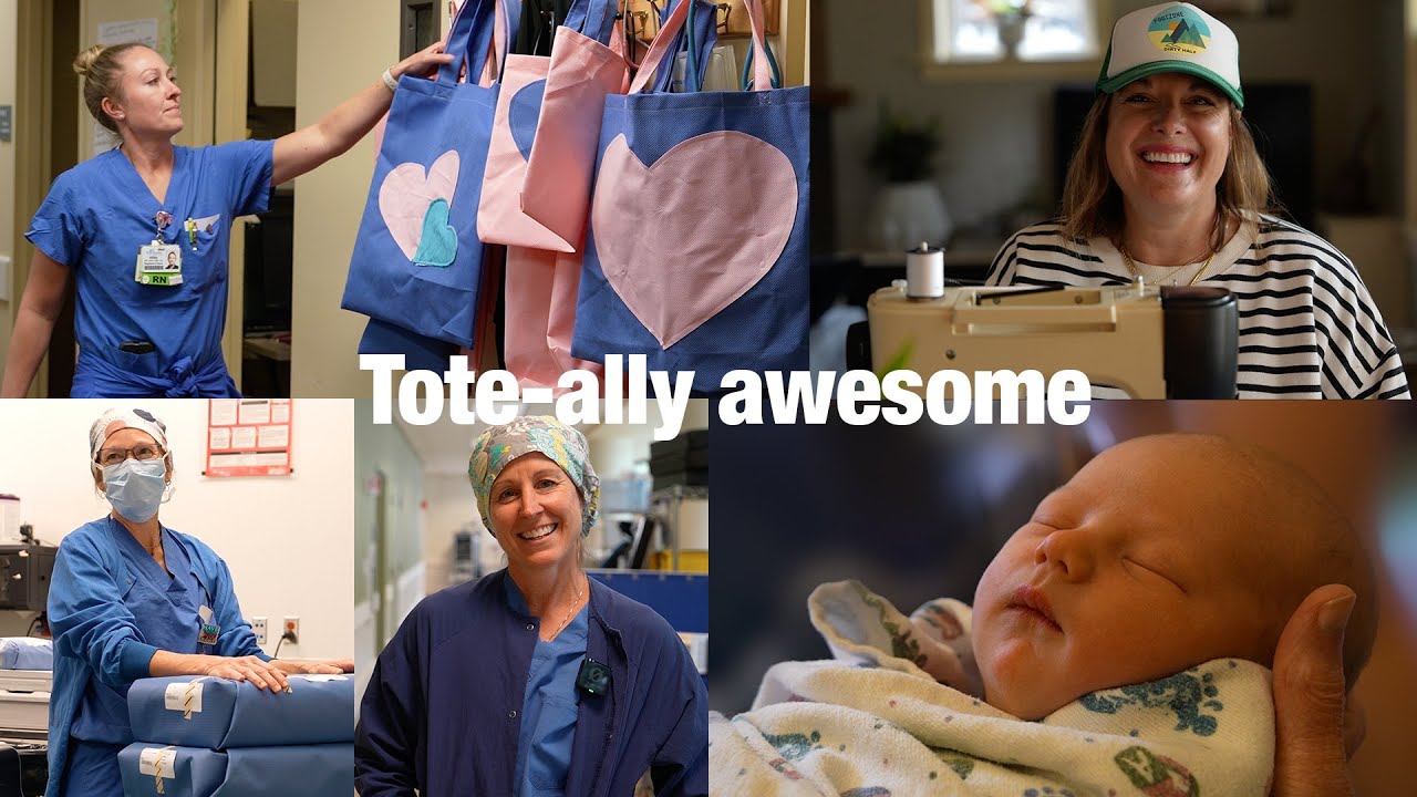 Tote-ally awesome | Sterile wrap kept out of the landfill