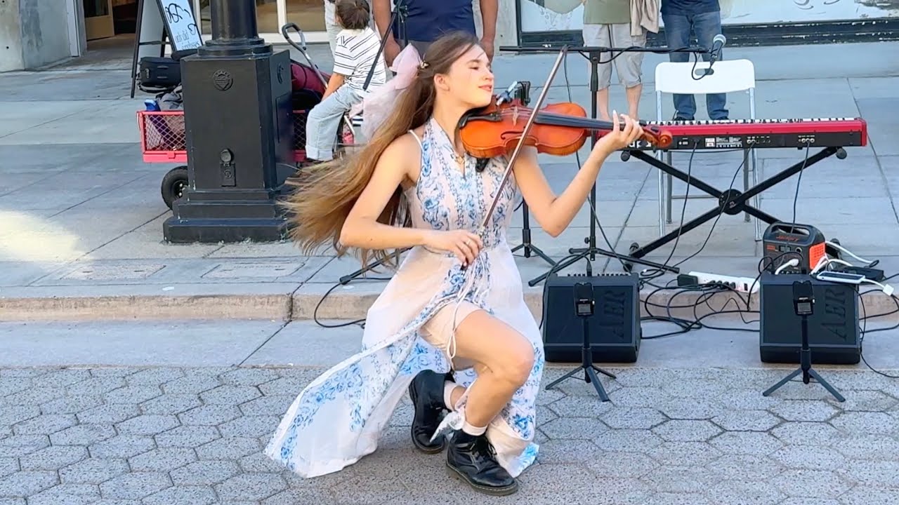 Debut! Playing My First Original Song “Advice” on violin in Public