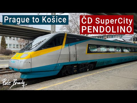 TRIP REPORT | ČD Pendolino Košičan | Czech SuperCity train | Prague to Košice | 1st class