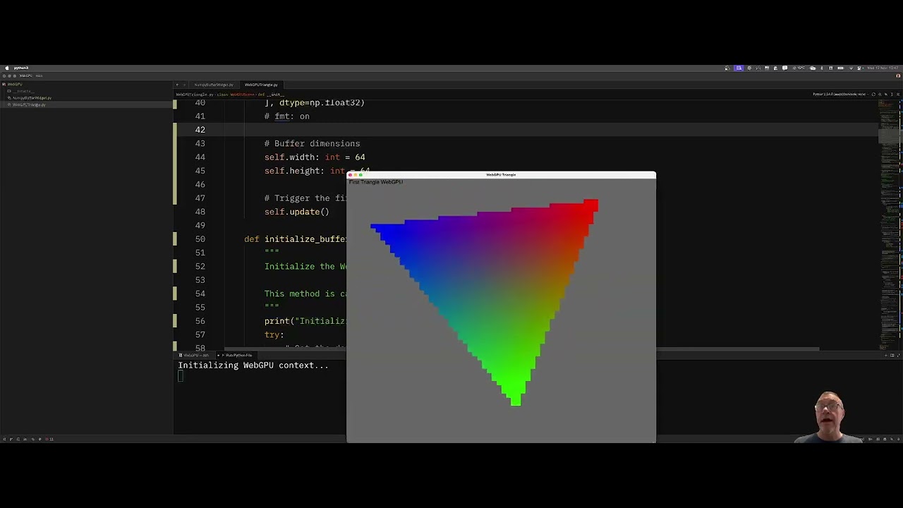First Triangle WebGPU