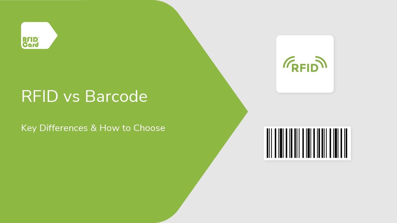 RFID vs Barcode — Key Differences & How to Choose