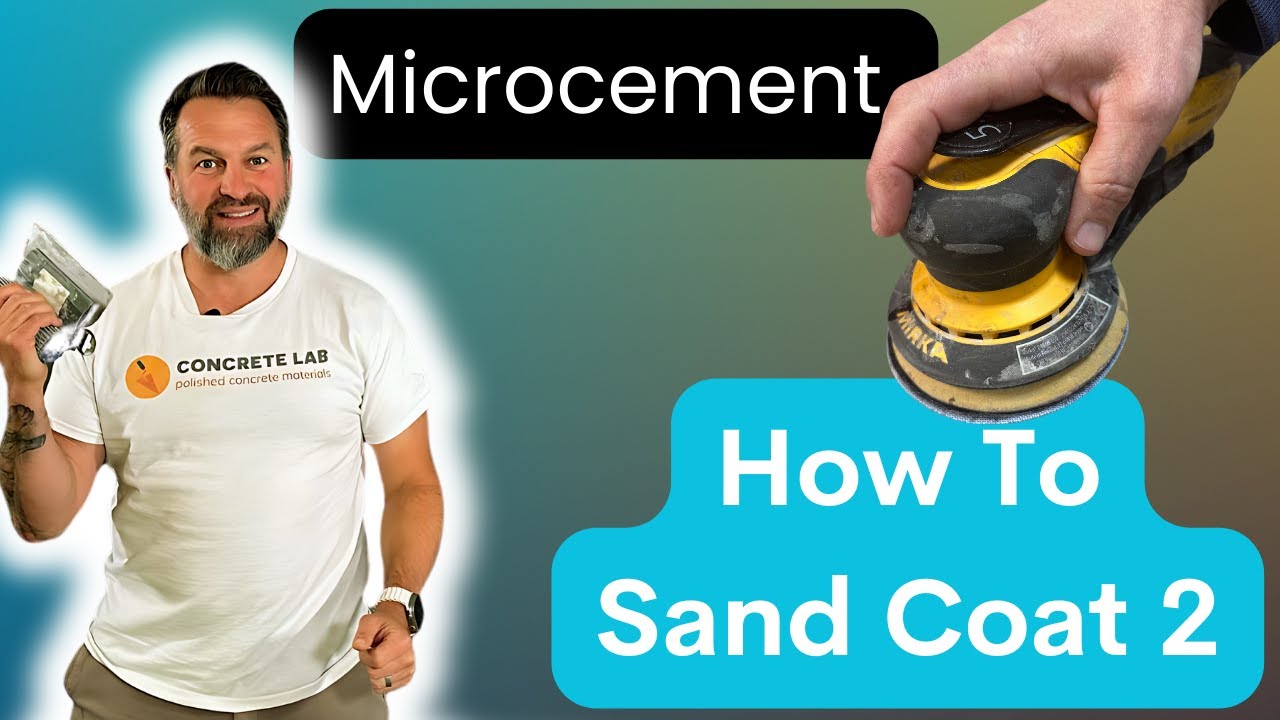 How To Sand Microcement Coat 2