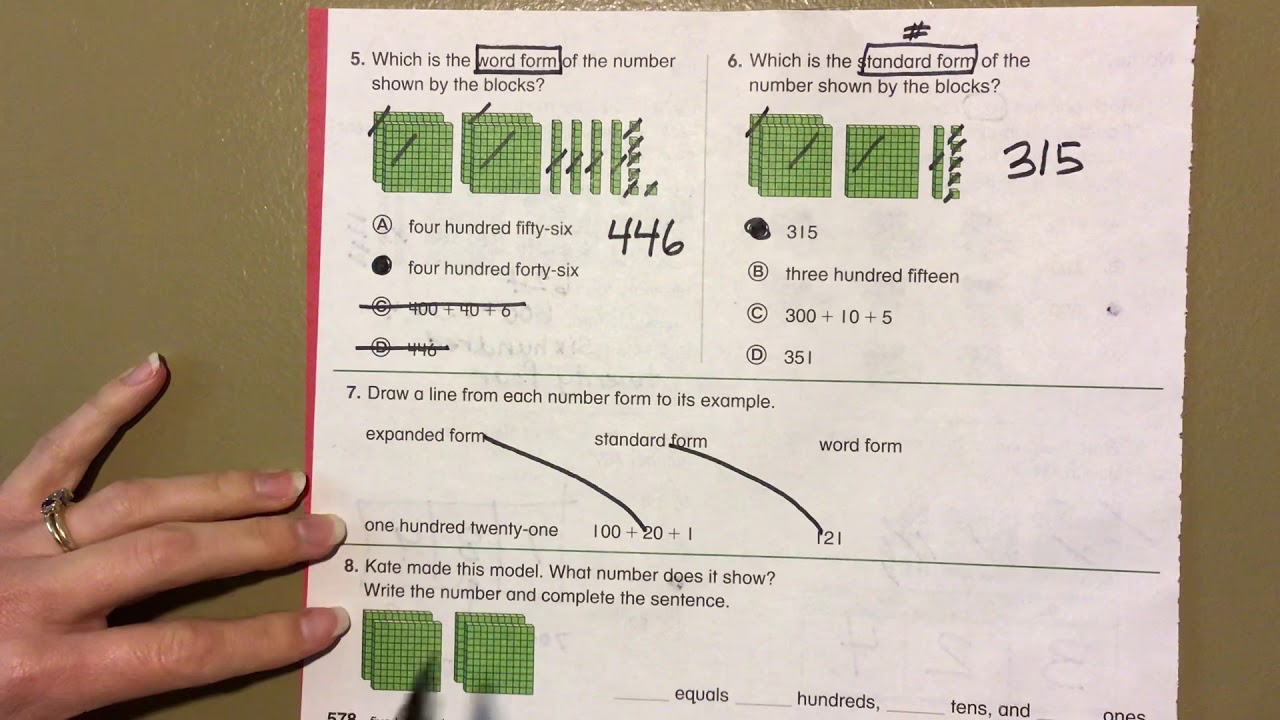 2nd grade topic 9 assessment