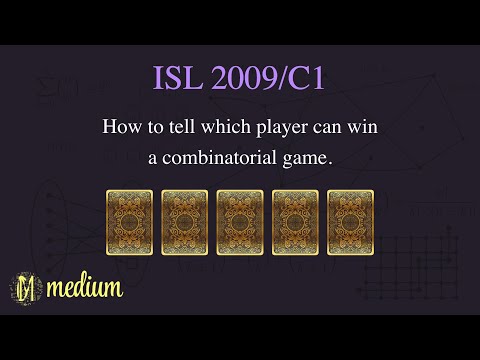How to tell which player can win a combinatorial game.