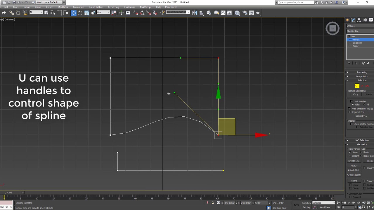 3ds max Understanding Editable spline Designtech