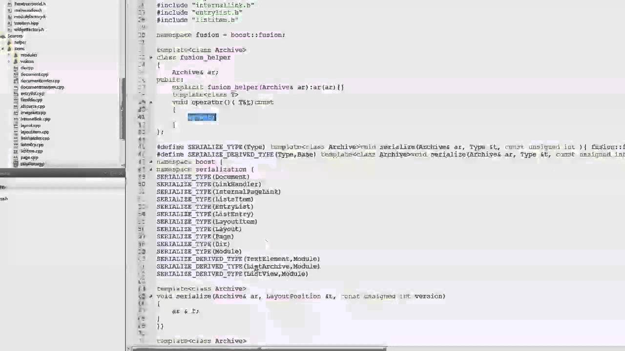 A third way to use boost::serialization