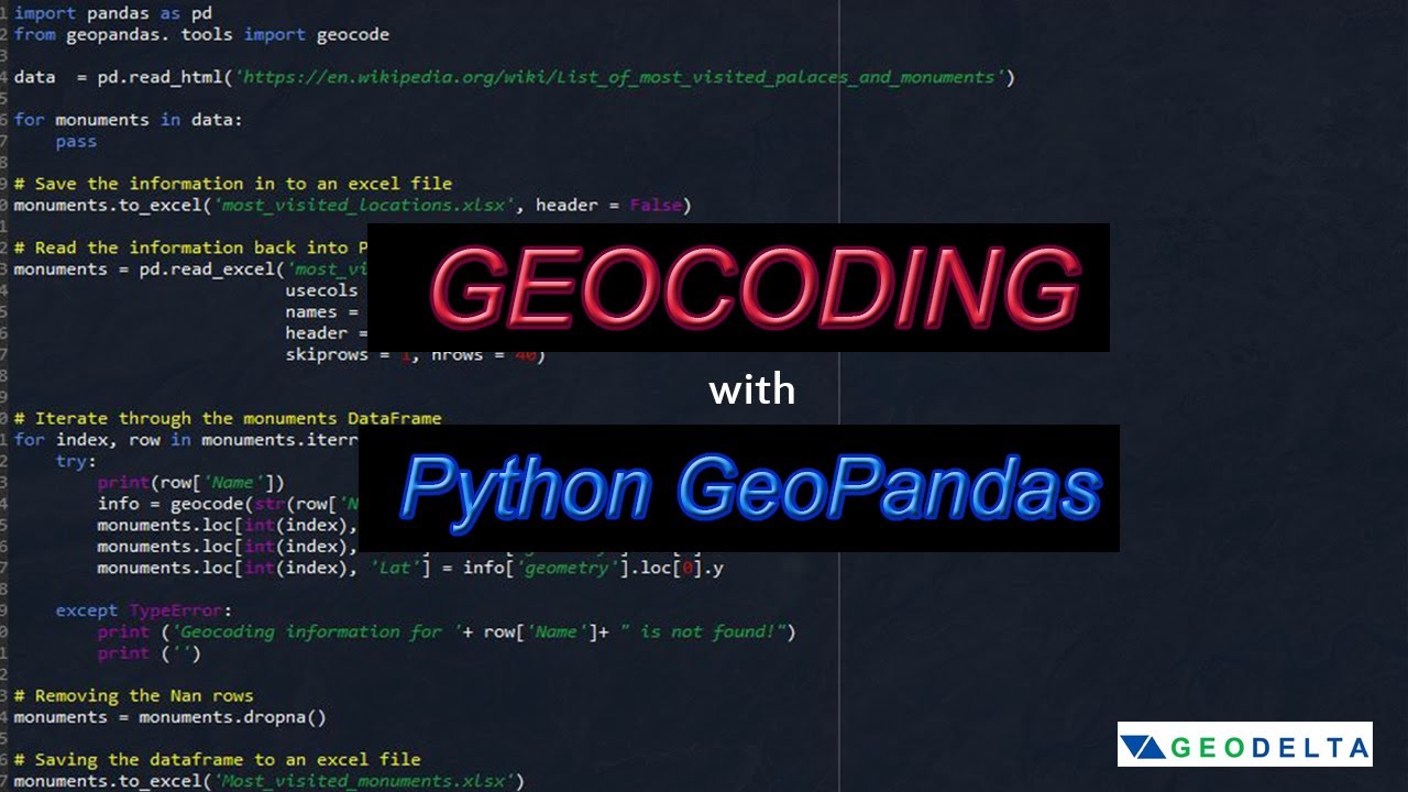 Geocoding Addresses with Python GeoPandas