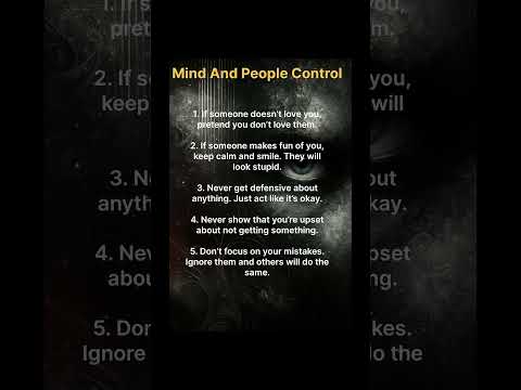 Master the Art of Mind & People Control