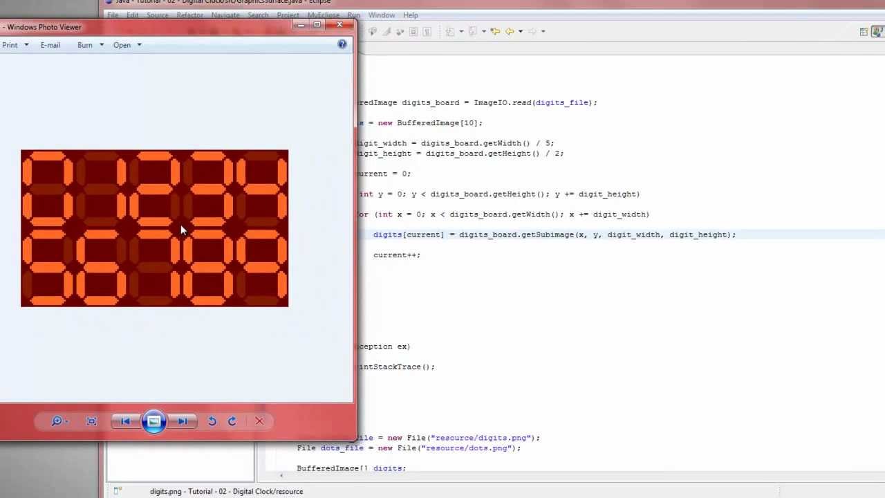 Java Tutorial - Digital Clock (Part 1)