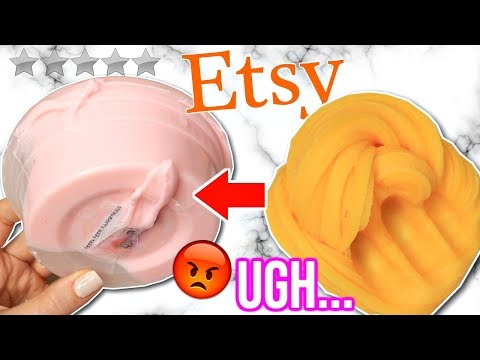 ZERO STAR ETSY SLIME SHOP REVIEW!