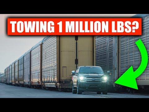 Ford Electric F-150 Tows a Train - The Physics of Ford's EV Truck Stunt