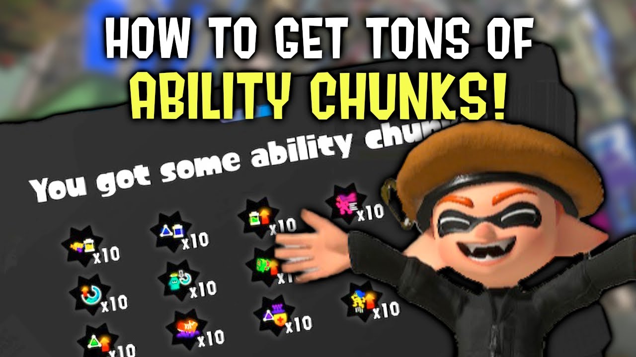 The BEST & FASTEST Way to Get Ability Chunks in Splatoon 3