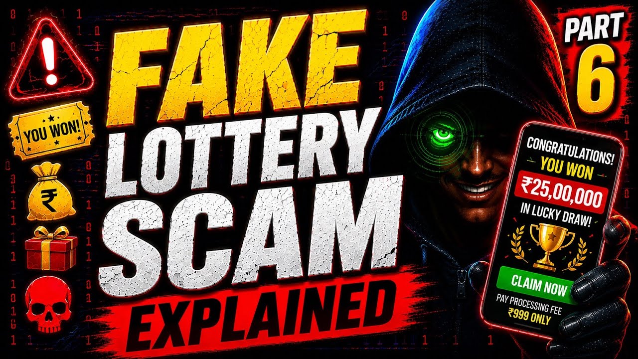Fake Lottery Scam Explained: How Scammers Steal Your Money 🚨 | Part 6