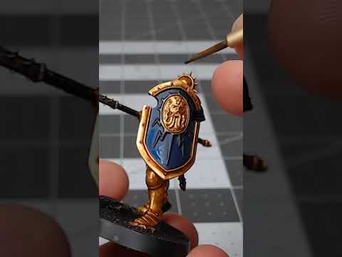 Let's Paint the Blue Armor on Stormcast Eternals! #paintingminiatures#warhammerageofsigmar