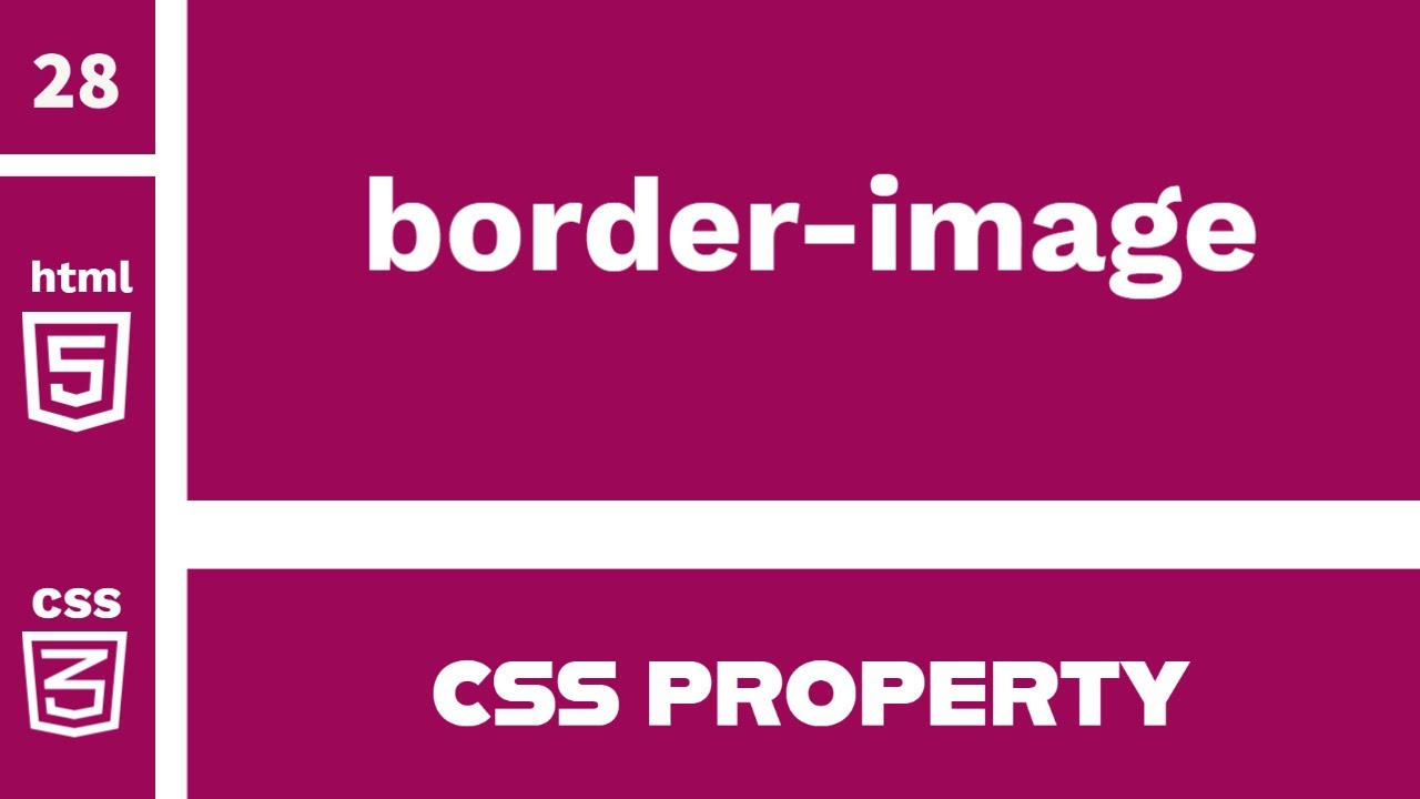 CSS Property : border-image explained !