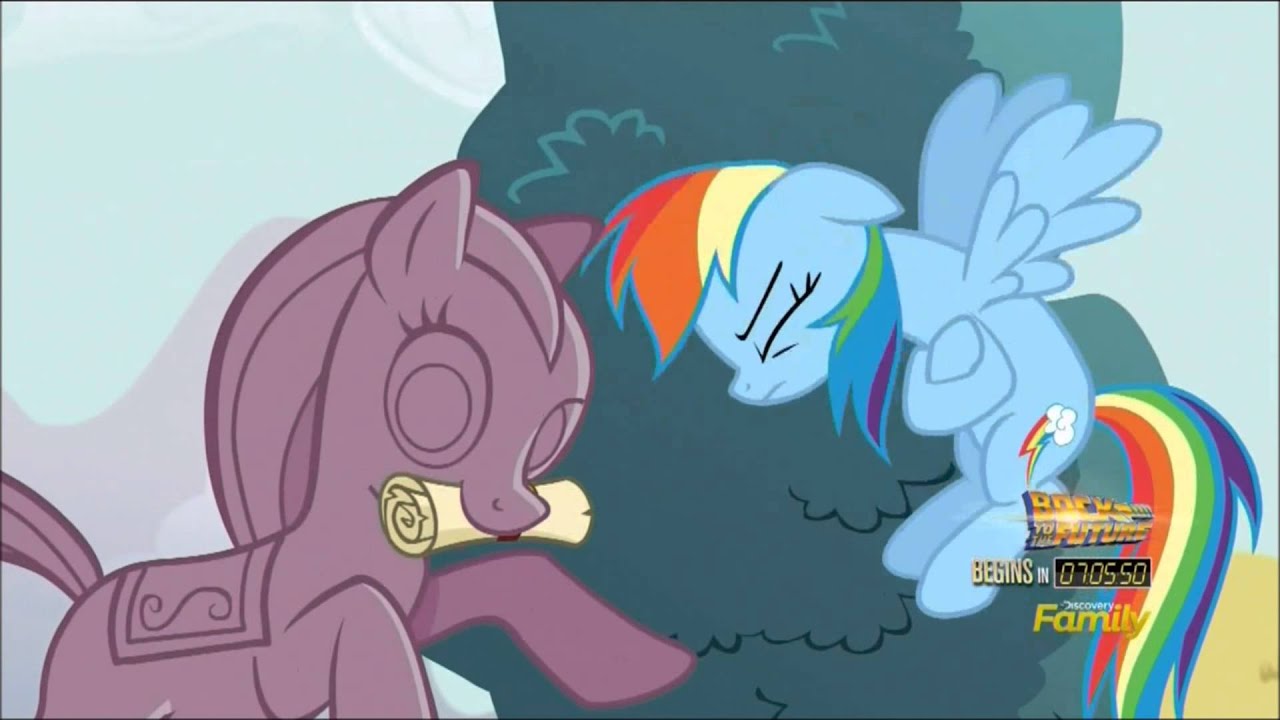 Rainbow Dash - I need a hayburger in my belly right now!
