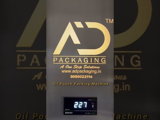 Oil Pouch Packing Machine - Oil Pouch Packing Machine With PLC ...